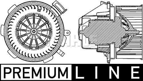 MAHLE Interior Blower Front For MERCEDES Sprinter 906 W906 06-18 ...