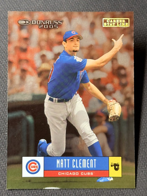 2005 Donruss CAREER STATLINE FOIL Matt Clement 168/194 | eBay