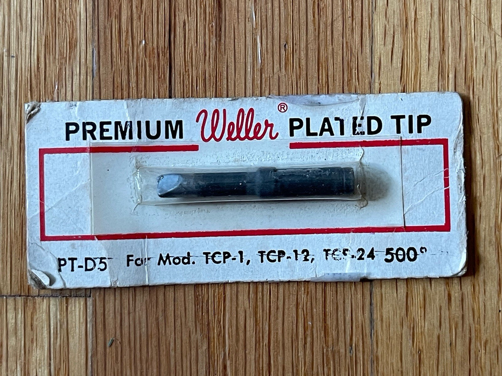 Weller PT-D5 Soldering Premium Plate Tip For TCP-1,TCP-12,TCP-24 ...