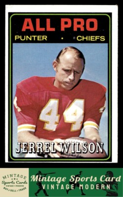 1974 Topps - Jerrel Wilson - #144 Kansas City Chiefs | eBay