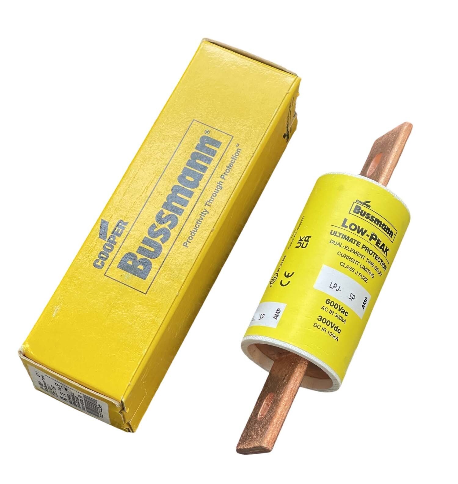 ORIGINAL Bussmann LPJ-125SP LPJ125SP LPJ 125SP 125A 600Vac LOW-PEAK ...