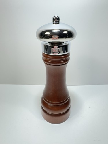 William Bounds Pepper Mill Grinder - Wood & Chrome - 8.5" Adjustable ...
