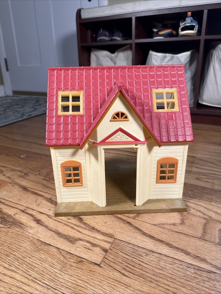 Calico Critters Cozy Cottage Starter Home Red Roof House Only | eBay