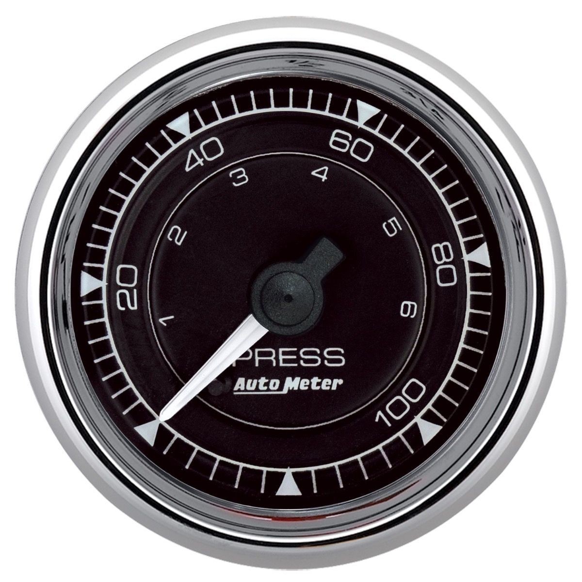 Autometer 9721, One 2/16 Chrono Chrome Gauge Pressure 0-100Psi Performance Parts | eBay