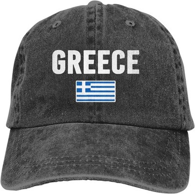 Greek Flag of Greece Denim Hats for Personalized printed unisex ...