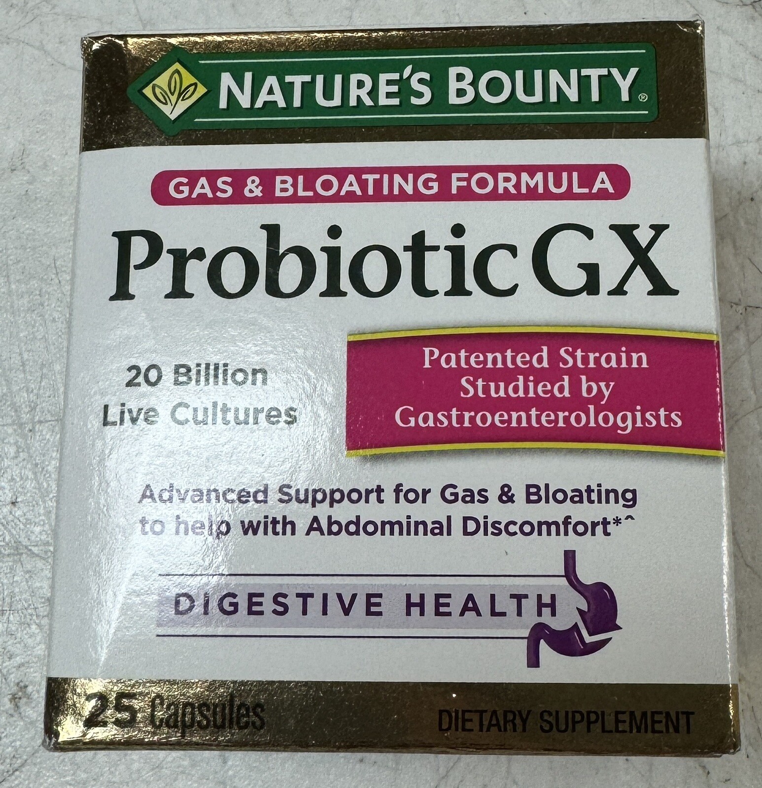 Nature's Bounty -Probiotic GX -25 Pills for sale online | eBay