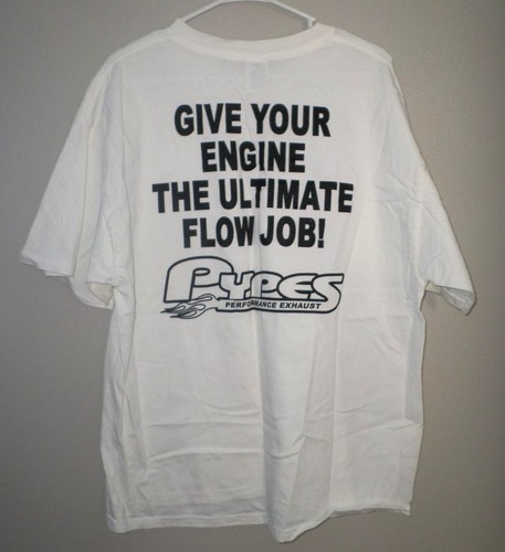 PYPES Performance Exhaust tee XL muscle cars T shirt Ultimate Flow Job ...