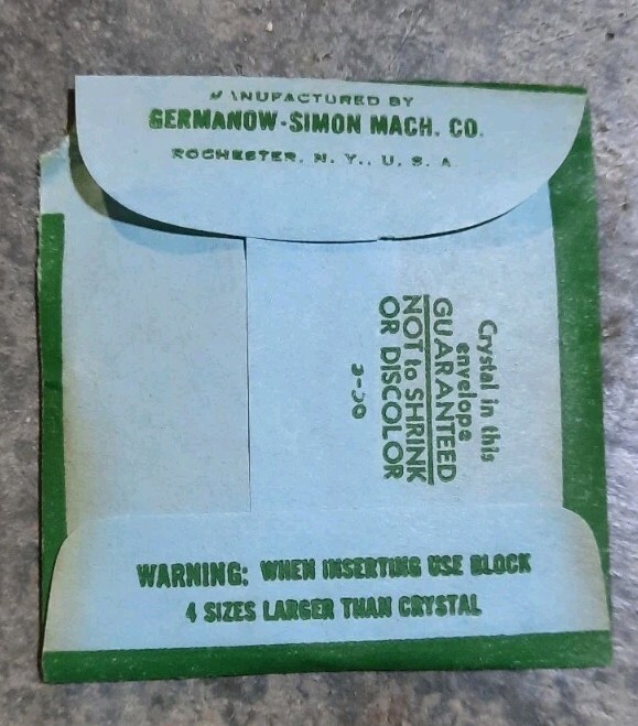 GS PK55 PKH55 Flexo Lo-Dome 47.6MM Acrylic Pocket Watch Crystal New old ...