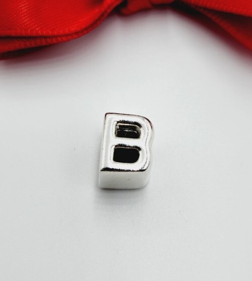 Genuine Pandora Letter B Silver Alphabet Charm 797456… - Gem