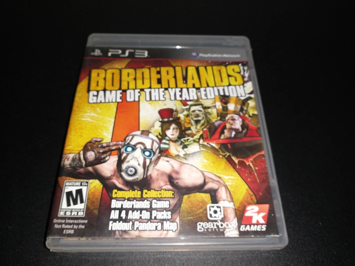 Borderlands Game Of The Year Edition Ps3