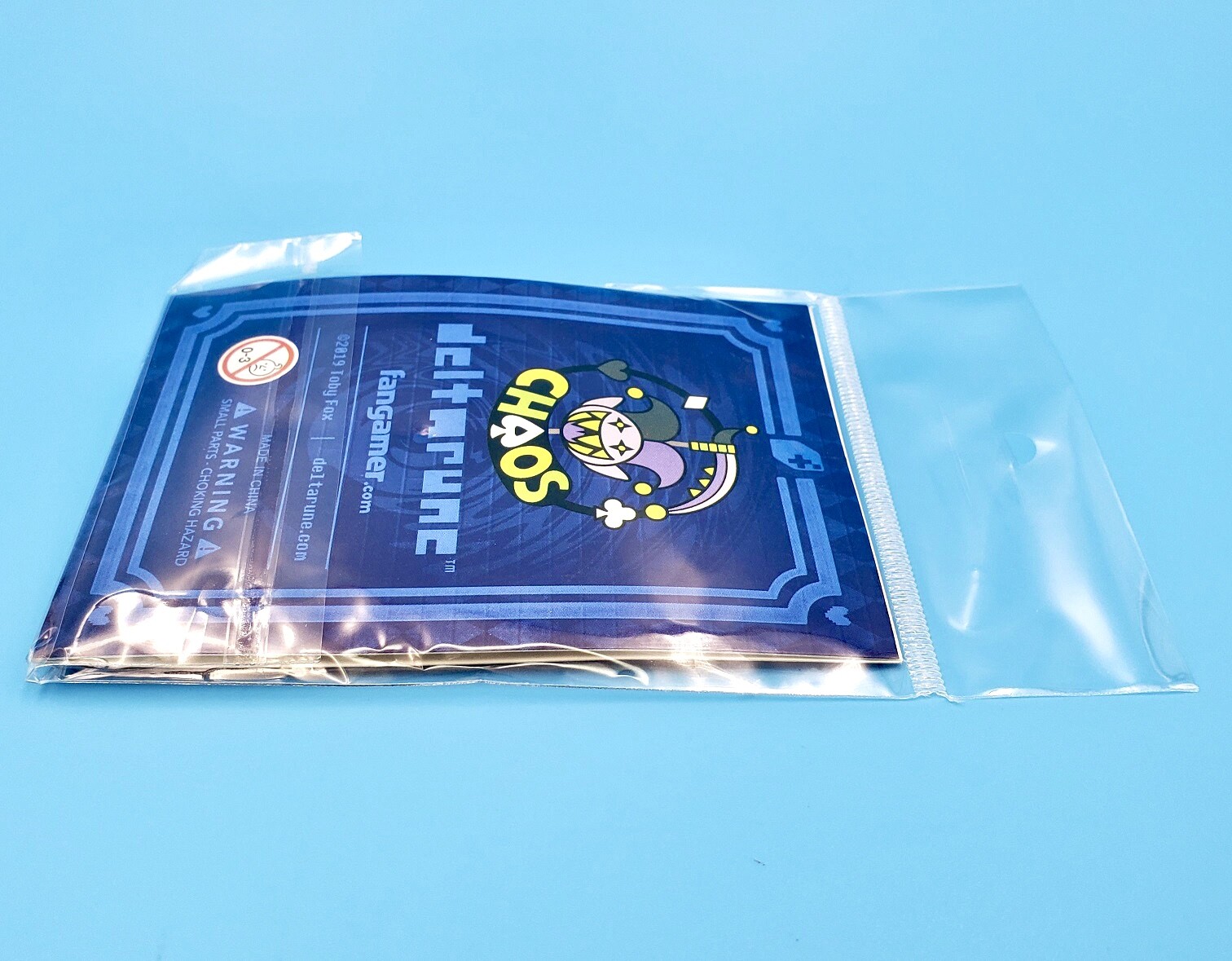 Deltarune Jevil Chaos Revolving Keychain w/ Duck Charm 1.5" *Official ...