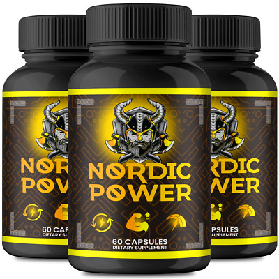 (3 Pack) Nordic Power ed Pills, NordicPower for Men, Energy & Vitality ...