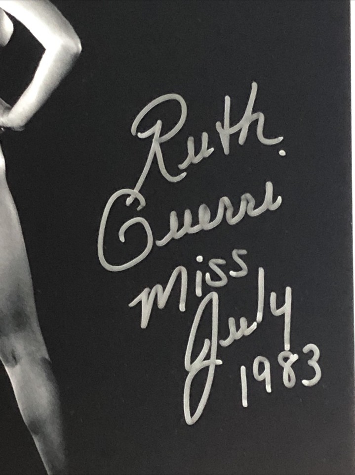 Autographed 8x10 Photo Playboy Playmate Ruth Guerri | eBay