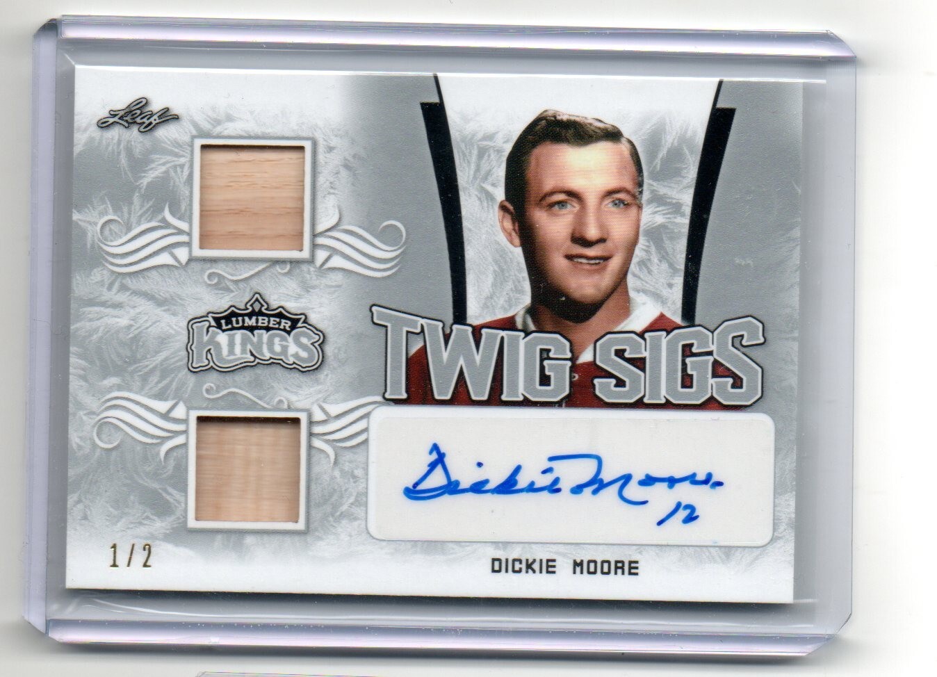 DICKIE MOORE auto *1/2* AUTOGRAPH STICK card TWIG SIGS MONTREAL CANADIENS | eBay