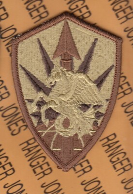 US Army Transportation Command TRANSCOM Desert DCU uniform patch m/e B ...