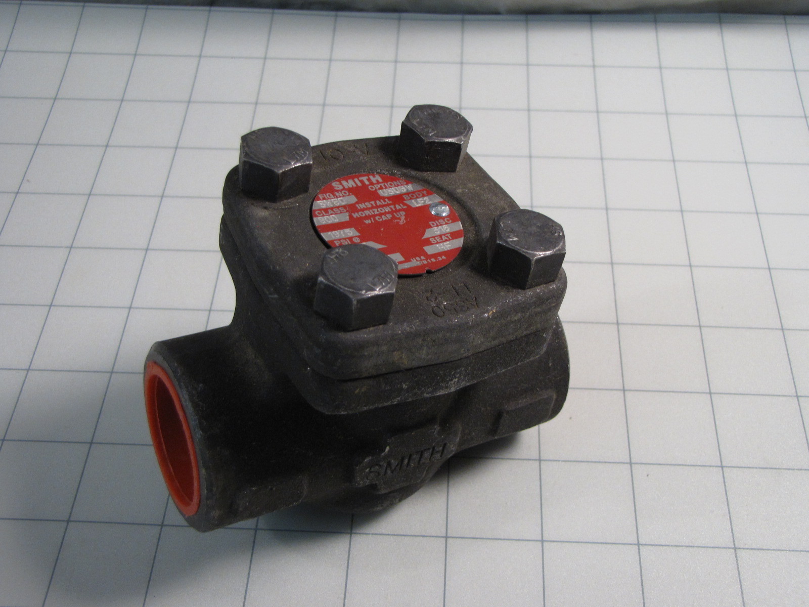 Smith 1" Check Valve SW80 800 Class 1975 PSI NACE NEW | eBay