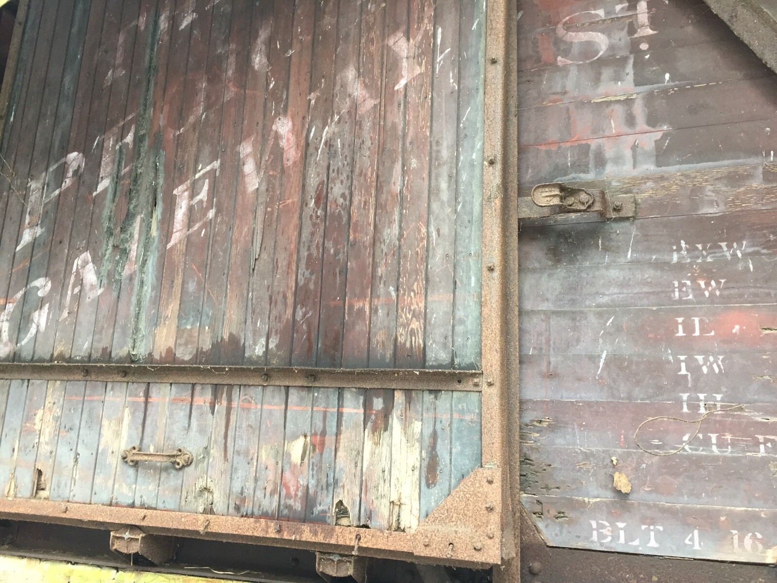 vintage railroad train boxcar industrial rivets steel iron steampunk ...