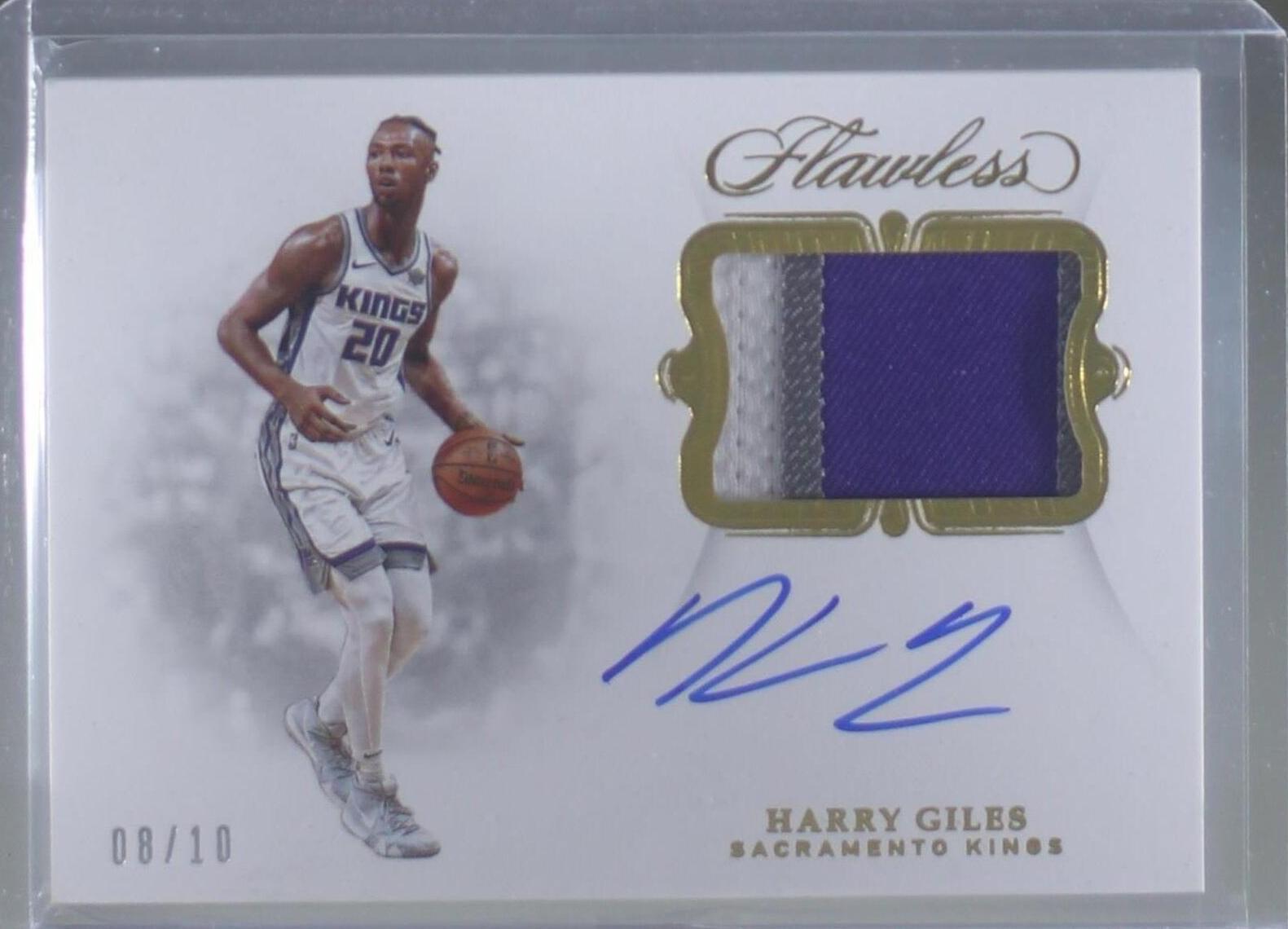 2018-19 Panini Flawless - Signature Prime Materials Harry Giles #SP-HGI ...