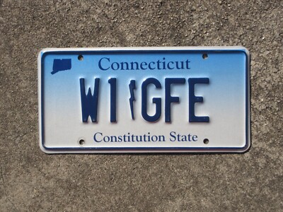 2012 Connecticut Amateur Radio License Plate CT W1 GFE | eBay