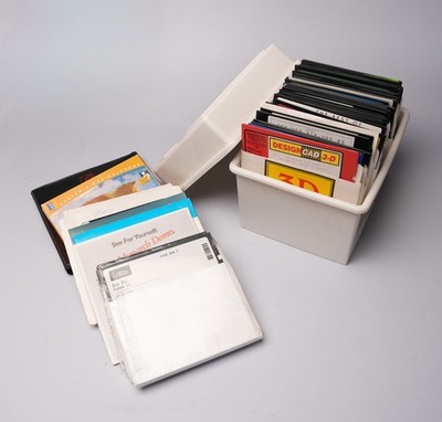 Vintage 5.25" Floppy Disk Software-Used | Featuring Unopened Lotus Ami ...