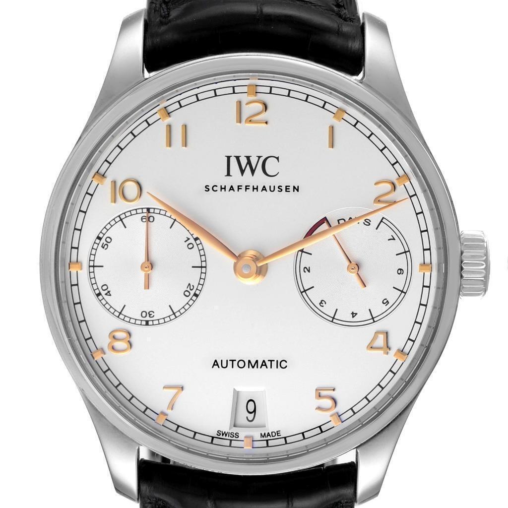 IWC Portugieser Silver Women's Watch - IW500109 for sale online | eBay