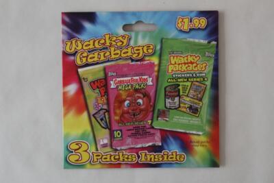 WACKY PACKAGES GARBAGE PAIL KIDS SEALED 3-PACK RANDOM GPK WP RARE OUT ...