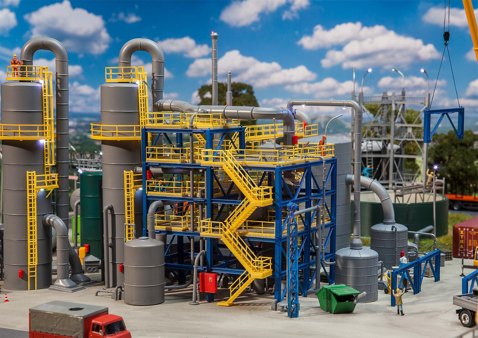 FALLER Chemical Plant Building Kit (130175) for sale online | eBay