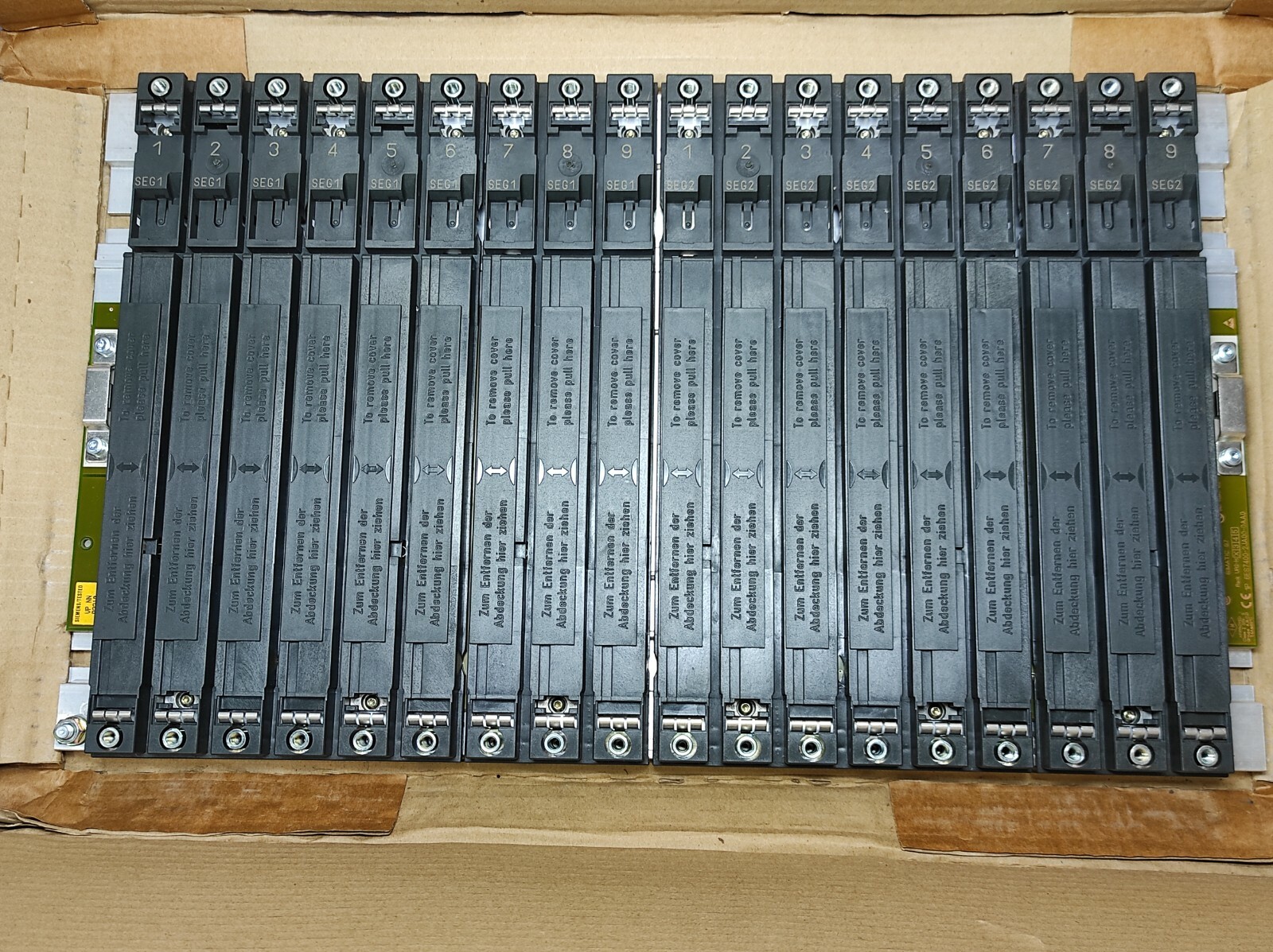 Siemens 6ES7400-2JA00-0AA0 UR2-H Plc Rack 2x9 Schlitz Simatic S7 Rack ...