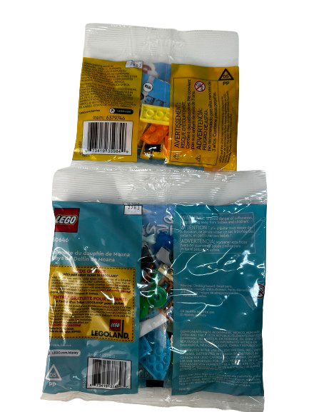 LEGO Disney Moana's Dolphin Cove Polybag Set (30646) and 30503 Build ...