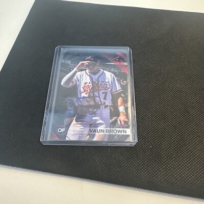 Vaun Brown Signed IP 2024 Richmond Flying Squirrels card Autograph | eBay