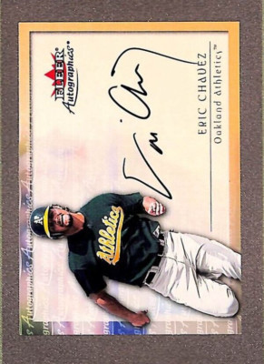 2000 Fleer Autographics Eric Chavez Auto | eBay