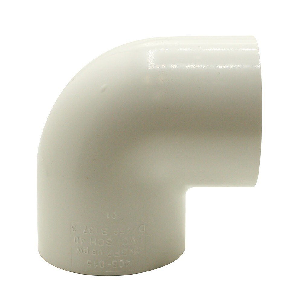 Thrifco 8114216 2 Inch Female Thread x Female Thread PVC 90 Elbow SCH ...