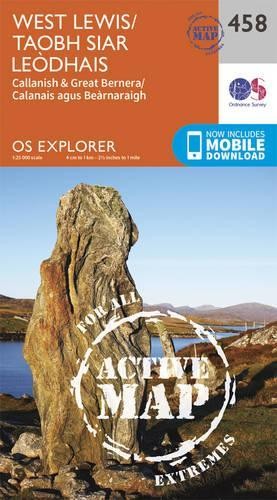 West Lewis/Taobh Siar Leodhais (Map) OS Explorer Active Map (UK IMPORT ...
