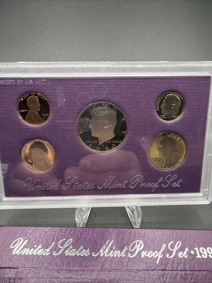 1990 Proof set. Genuine. complete and original as issued by US Mint. | eBay