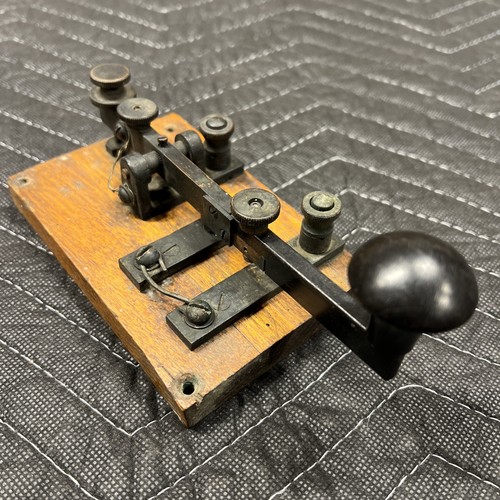 VINTAGE MILITARY TELEGRAPH HAM RADIO MORSE CODE CW KEY | eBay