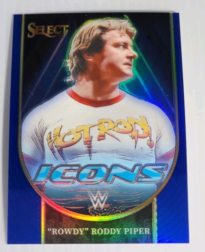 2024 Panini Select WWE Icons Blue Prizm #23 Rowdy Roddy Piper /49 | eBay