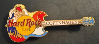 HARD ROCK CAFE COPENHAGEN GUITAR PIN | eBay