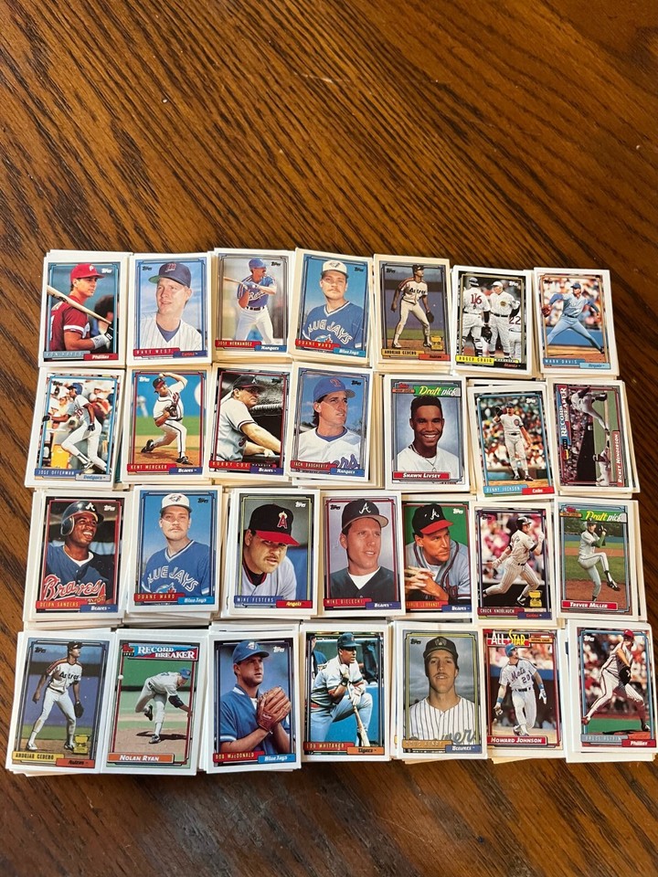 1992 Topps Mini Baseball Cards. 850+ (Gold Foils included) Bonds ...