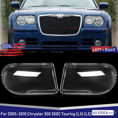 For 2005-2010 Chrysler 300 300C Headlight Headlamp Lens Cover Left ...