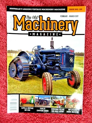 THE OLD MACHINERY MAGAZINE ISSUE # 189 FEBRUARY - MARCH 2017 | eBay ...