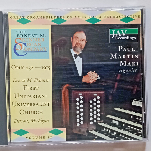 Paul-Martin Maki- Great Organ Builders Vol II- Skinner Op 232 ORGAN CD ...