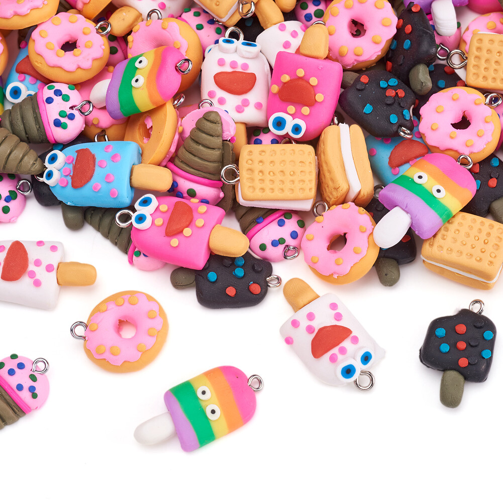 Polymer Clay Charms Food