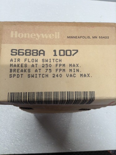 Honeywell Air Flow Switch #S688A 1007 | eBay