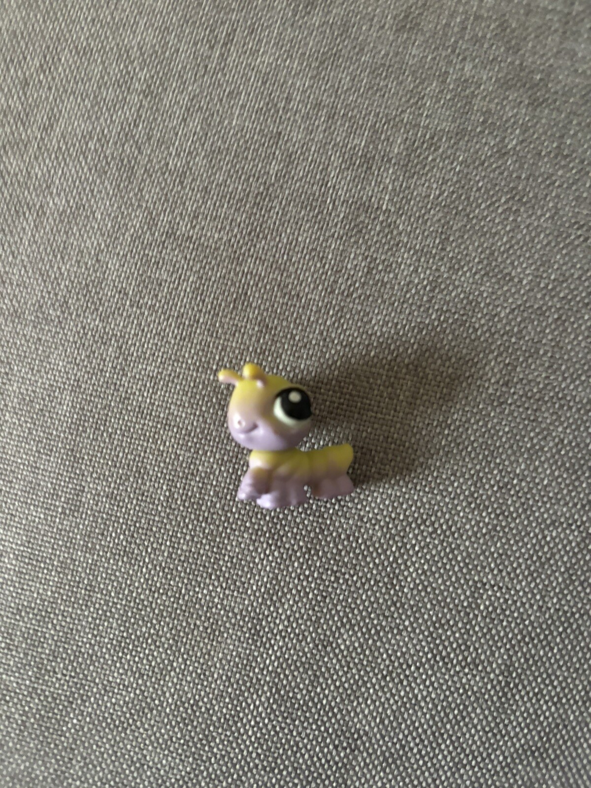 Authentic Littlest Pet Shop LPS Baby Purple Yellow Inchworm Mini ...