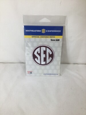NCAA Southeastern Conference SEC Texas A&M Aggies Jersey Patch FREESHIP ...