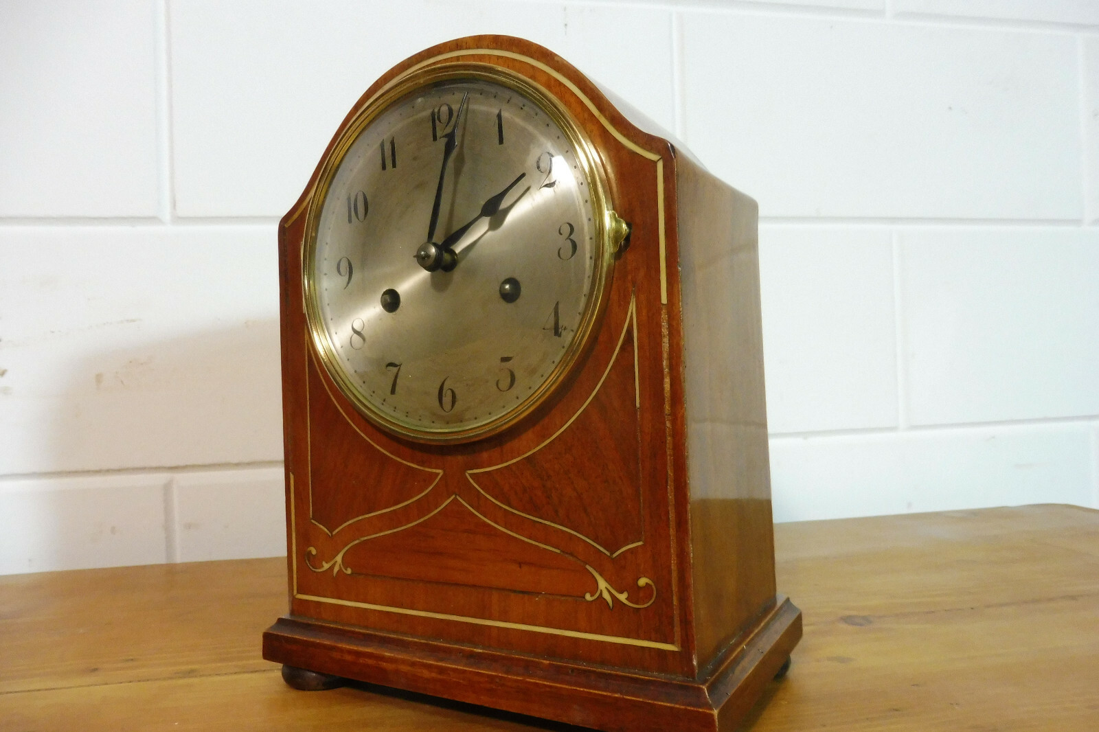 Antique Mantel Clock Table Clock Gustav Becker | eBay