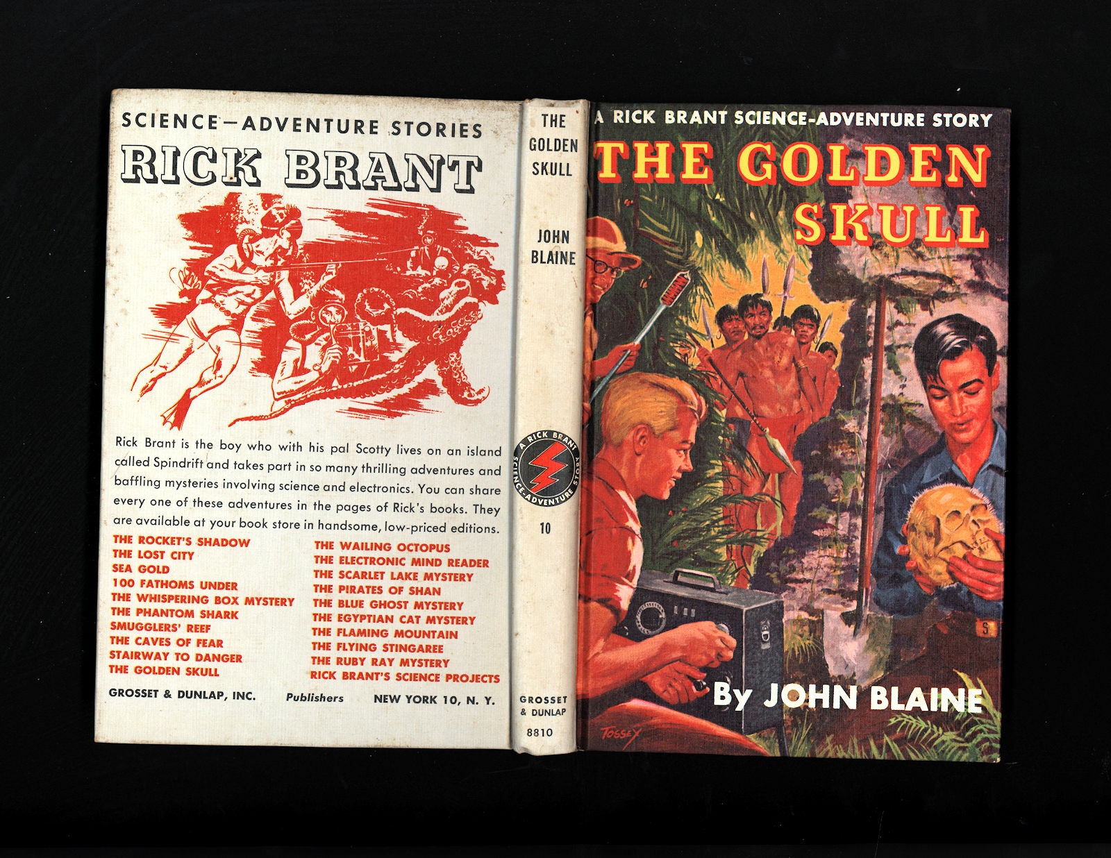 "The Golden Skull" Rick Brant Science Adventure Book #10 John Blaine ...