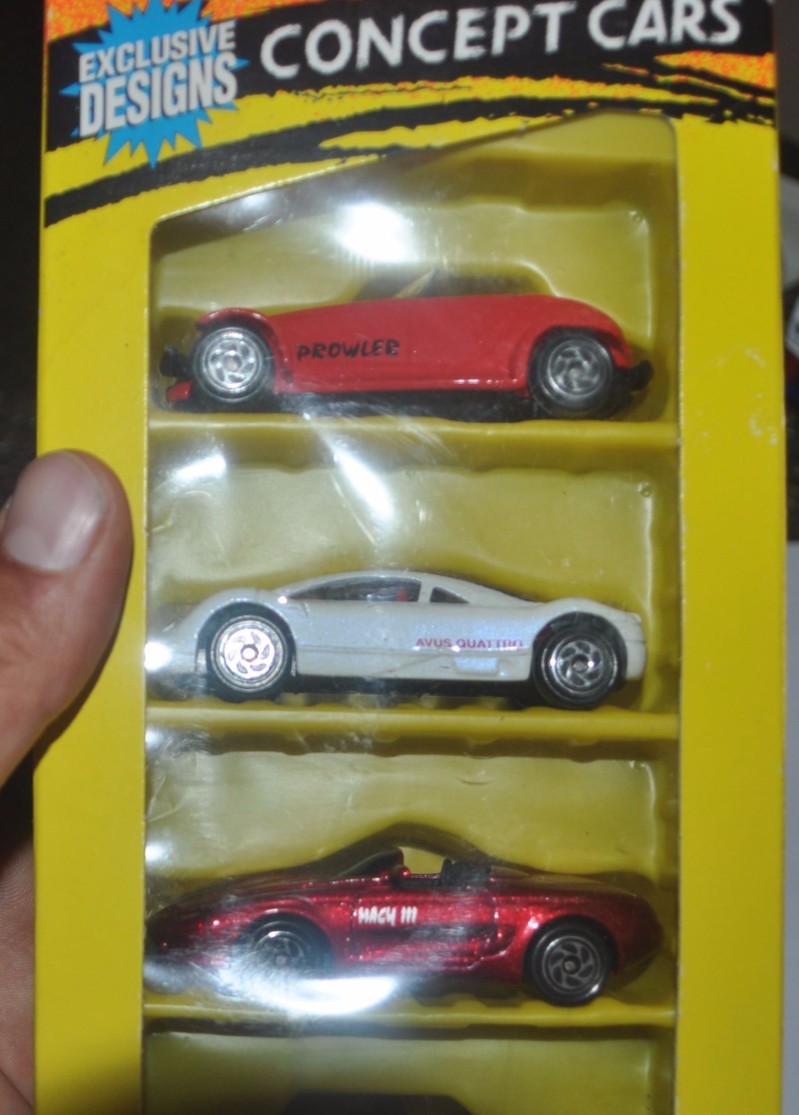 Matchbox Concept Cars 1995 Mustang Corvette AUDI Plymouth Prowler B1 ...