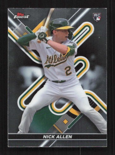 Nick Allen Rookie 2022 Topps Finest Oakland Athletics #33 | eBay