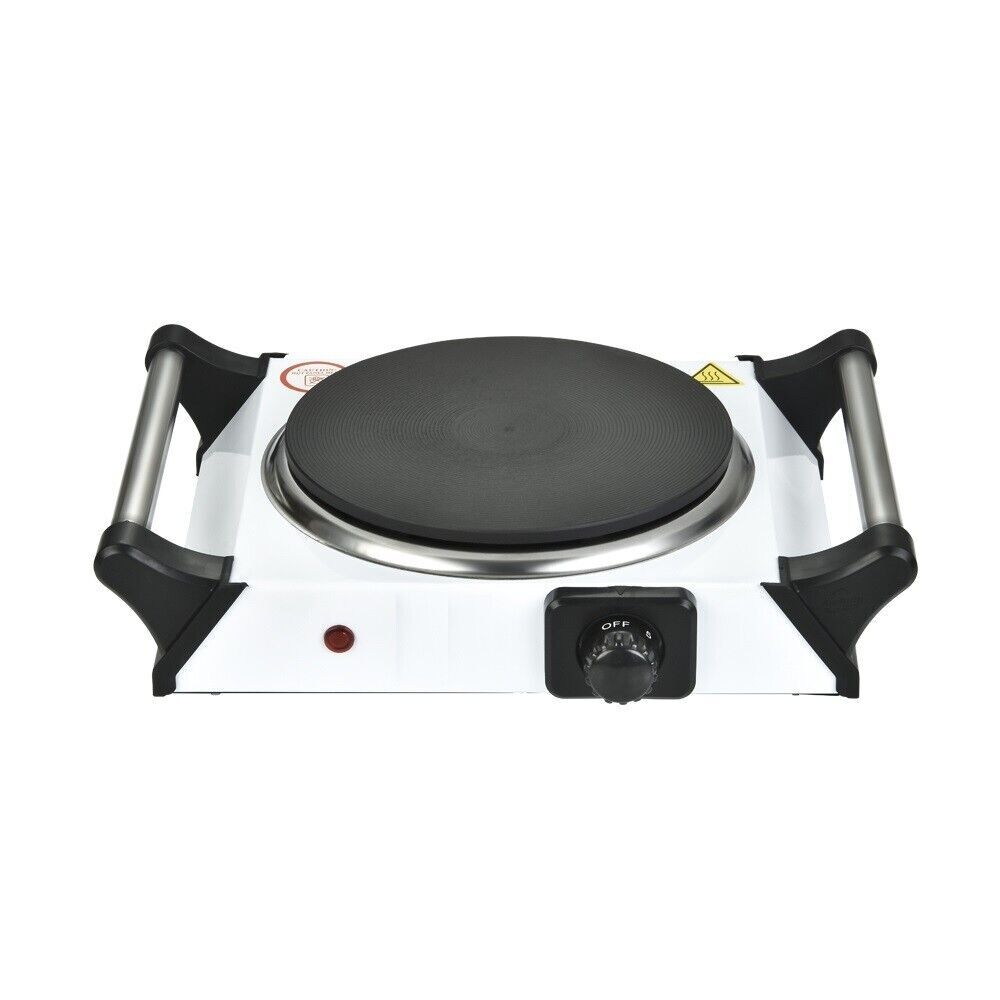 Laptronix 1500W Portable Electric Single Hob - White for sale online | eBay UK